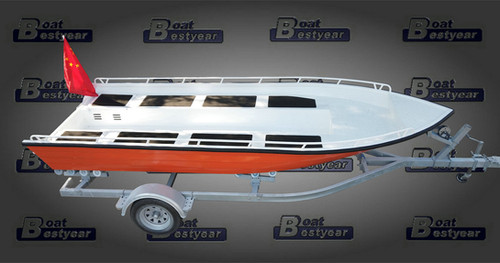 PB600D Aluminum Passenger Boat Flood Boat Work Boat | Bestyear Boats