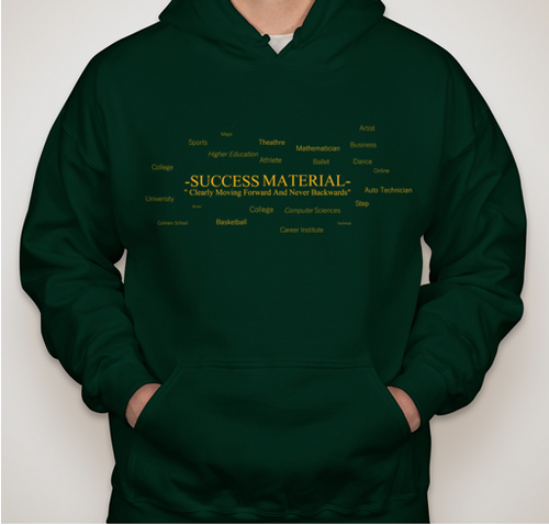 Success Material wear Men's Hoodie Series - Forest Green | store