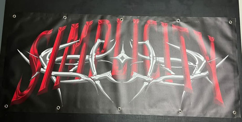 Vinyl Garage Banner | Simplicity.