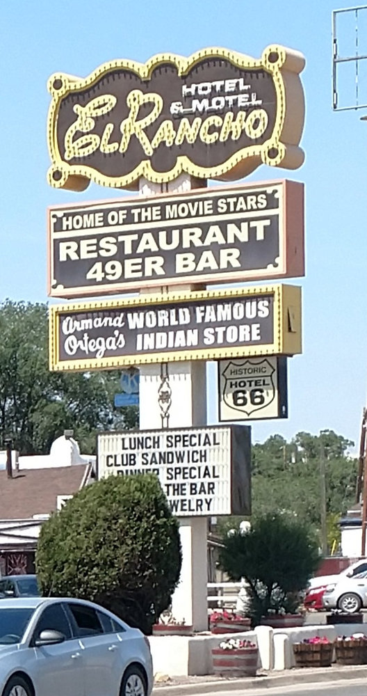 Historic El Rancho Motel Sign, Gallup New Mexico
