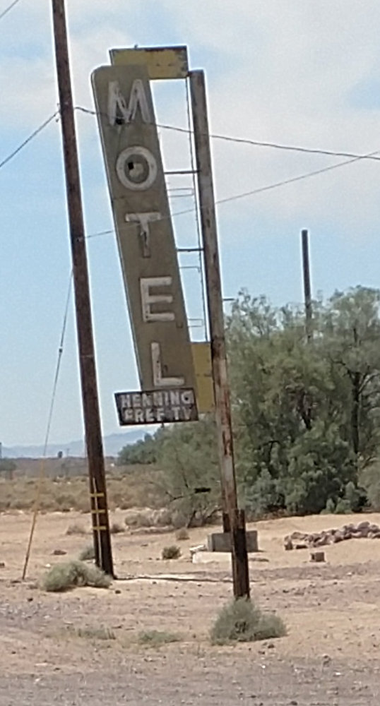Henning Motel Neon Sign, Newberry Springs California