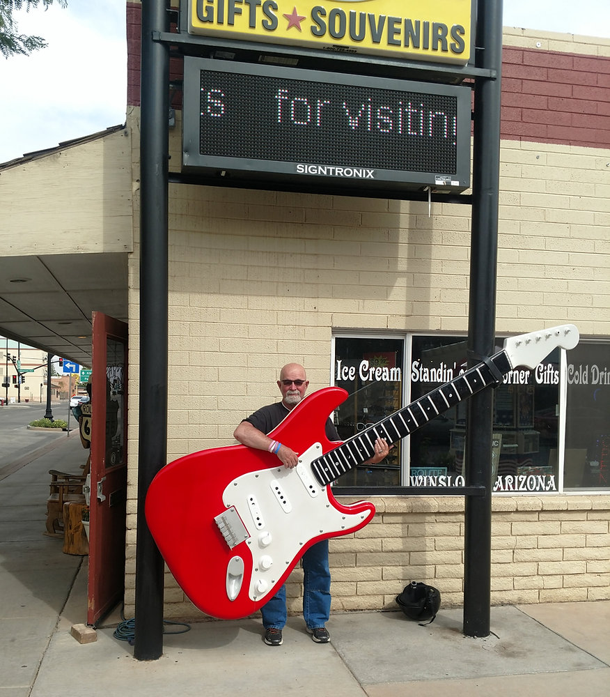 Giant Guitar, Winslow Arizona