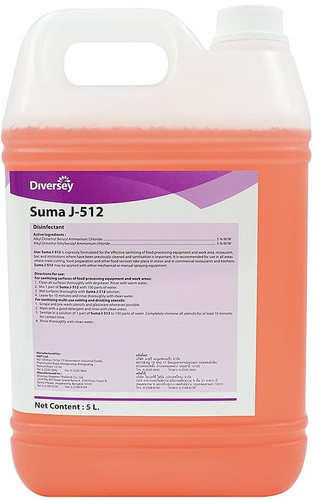 Suma J-512 sanitizante para utensilios | rozam