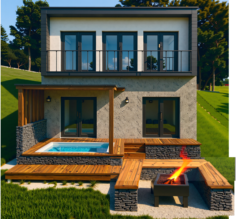 3D Residential House Model | ArchiVinci | 13863