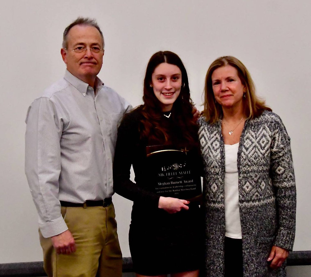 A WMHS Marching Band Award