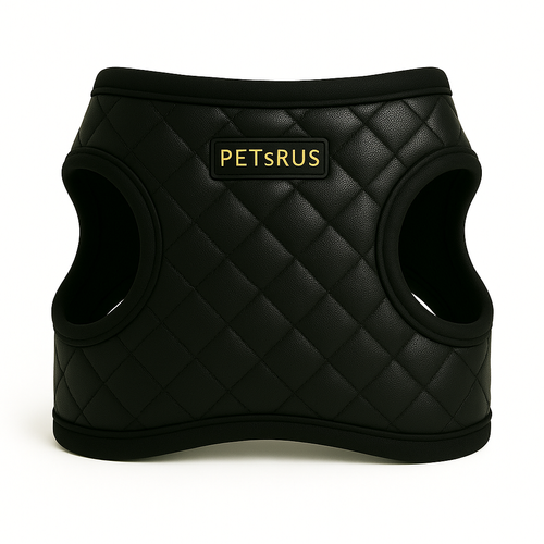 Best Step In Dog Harness Air Comfort Leather Easy To Put On Black