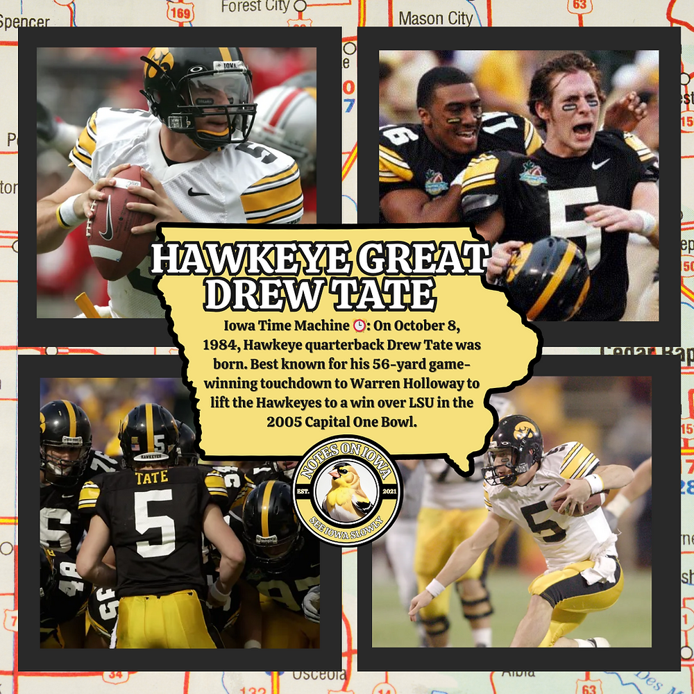 Drew Tate: Iowa Time Machine October 8, 1984