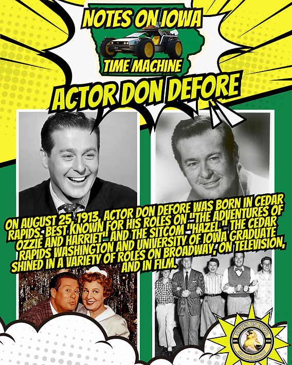 Actor Don Defore Biography