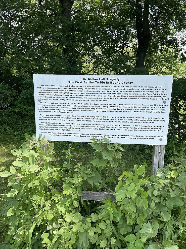 Iowa History Daily: December 18 - Milton Lott on the Iowa Frontier