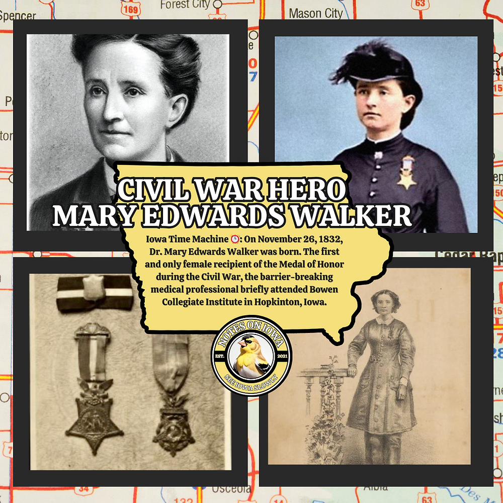 Mary Edwards Walker: Iowa Time Machine November 26, 1832