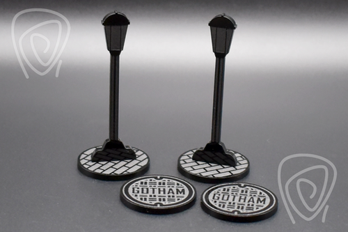 Urban Furniture Tokens Compatible with Batman Miniature Game | Mysite