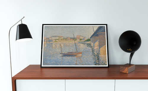 Paul Signac | O Clipper, Asnières | Quadro Réplica | Canvas | Gravura ...