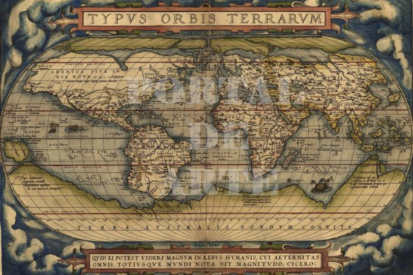 Mapa Mundi Antigos | Mapas Vintage| Quadro | Poster | Gravura | Canvas