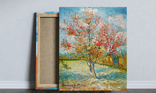 Van Gogh | O Pessegueiro Rosa | Peach Tree | Quadro Réplica |Canvas ...