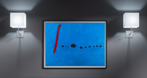 Joan Miró | Azul II | Quadro Réplica | Releitura |Canvas |Pôster ...