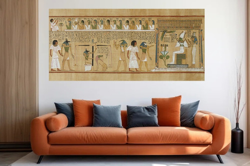 Hunefer | O Papiro de Hunefer | Quadro Réplica | Canvas | Gravura | Pôster