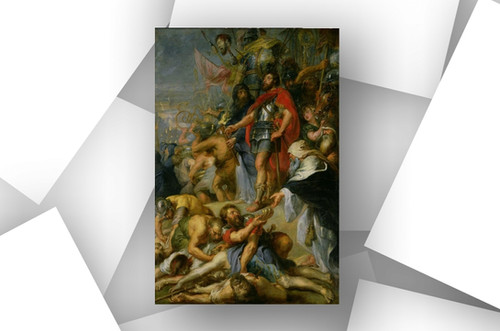 Peter Paul Rubens | O Triunfo de Judas Macabeus |Quadro Réplica Canvas