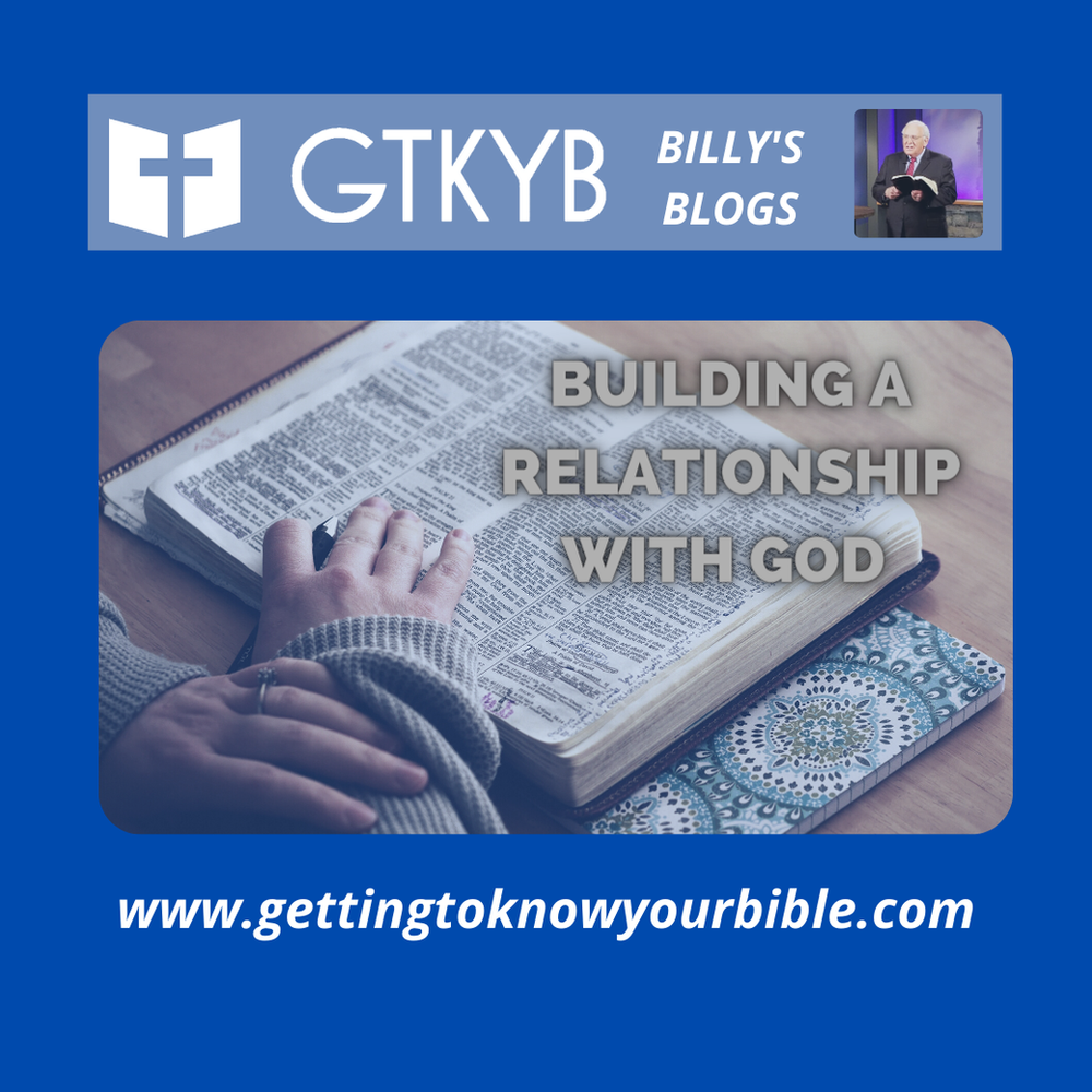 Building A Relationship With God