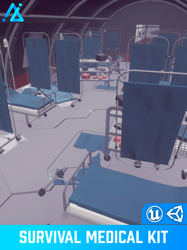 POLY - Mega Survival Medical Kit | Animpic Studio