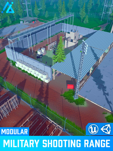 POLY - Military Shooting Range | Animpic Studio