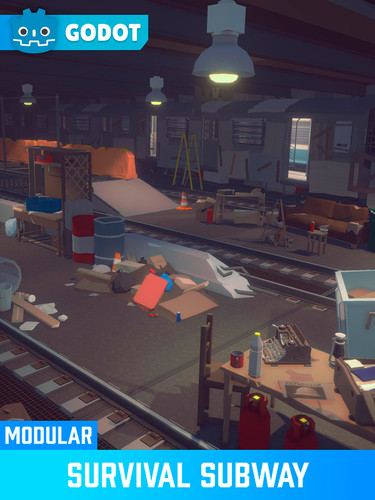 POLY - Survival Subway (GODOT) | Animpic Studio