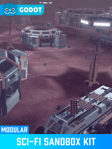 POLY - Mega Sci-Fi Sandbox (GODOT) | Animpic Studio