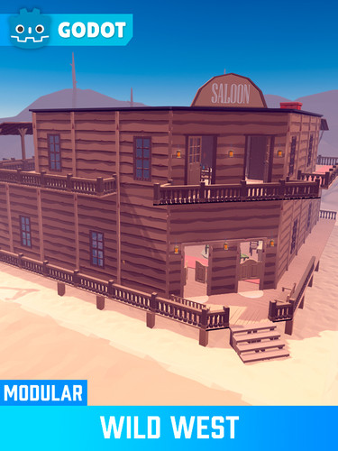 POLY - Wild West (GODOT) | Animpic Studio