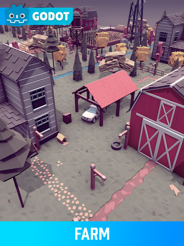 POLY - Farm (GODOT) | Animpic Studio