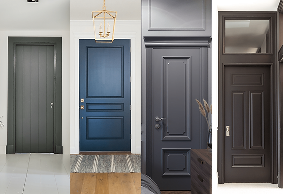 Grey door paint store