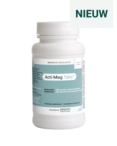 Acti-Mag tabs (magnesium) Biotics (60 tabl.) | Pure Generaties