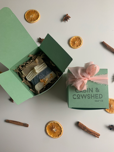 Green 4 Soap Box | Gift Set | Cabin & Cowshed