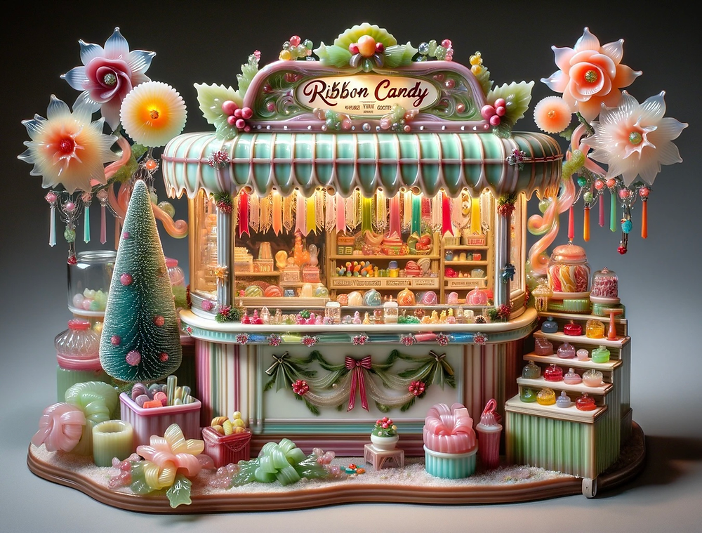 Candy Stripes and Pyrex Dreams: The Fantasy 1950s Christmas Ribbon ...