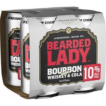 BEARDED LADY & COLA 10% CANS | Bottle-O Bros