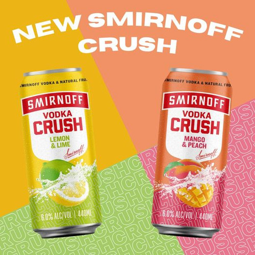 SMIRNOFF CRUSH 440ML CANS | Bottle-O Bros