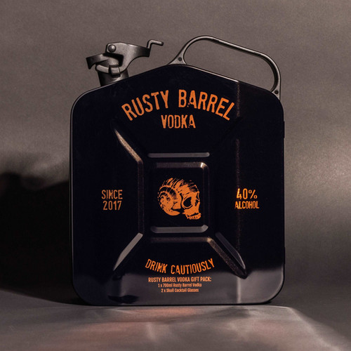 RUSTY BARREL VODKA JERRY CAN GIFT PACK | Bottle-O Bros