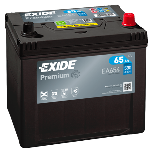 EXIDE PREMIUM EA654 BATTERY 5 YEAR | Longton Battery Services