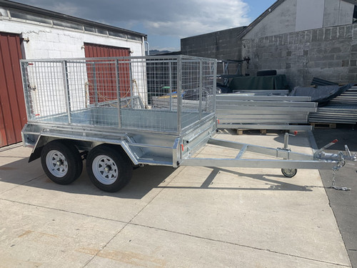 8x5 Tandem Trailer **HEAVY DUTY** brake & 900mm cage | M J Trailers