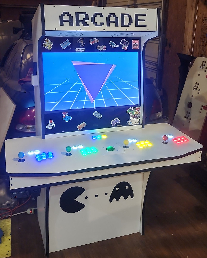 Building my own 4-Player Arcade Cabinet using a Raspberry Pi!