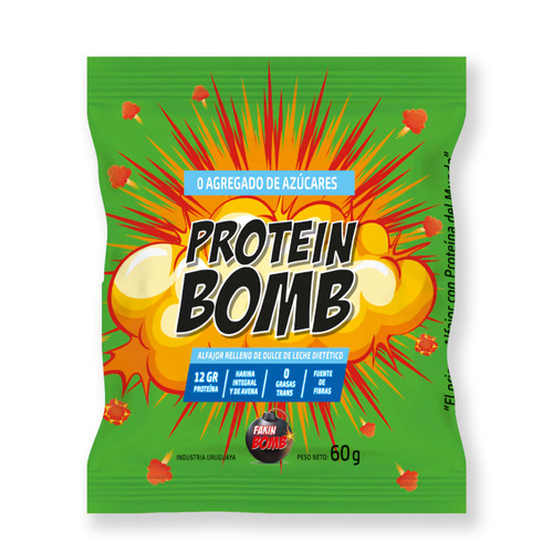 Protein Bomb sin azúcar agregada Box 20 unidades | FAKIN BOMB