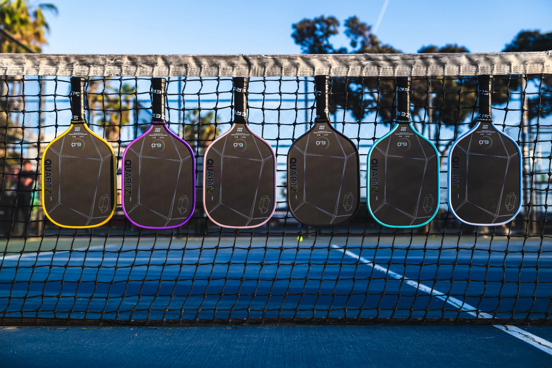 Six Zero Quartz - (Pink/Purple/Yellow/Grey/Aqua) | Smash Courts