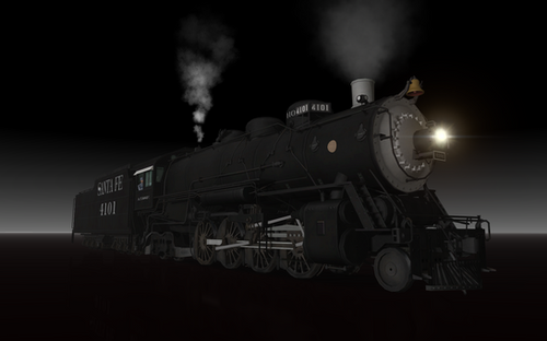 ATSF 4101 Class 2-8-4 4101 | CSLW