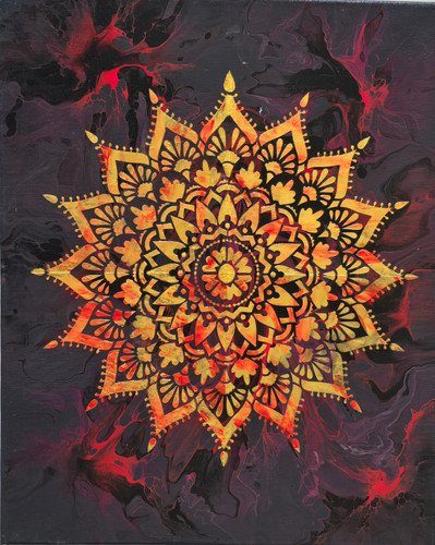 "Radiant Reverie" - 16"x20" | Kingaartstudio