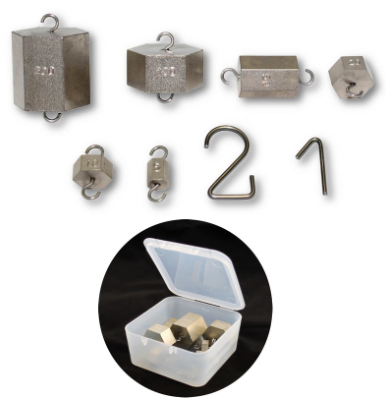 Jeu de 11 masses hexagonales à crochet | Nova Physics