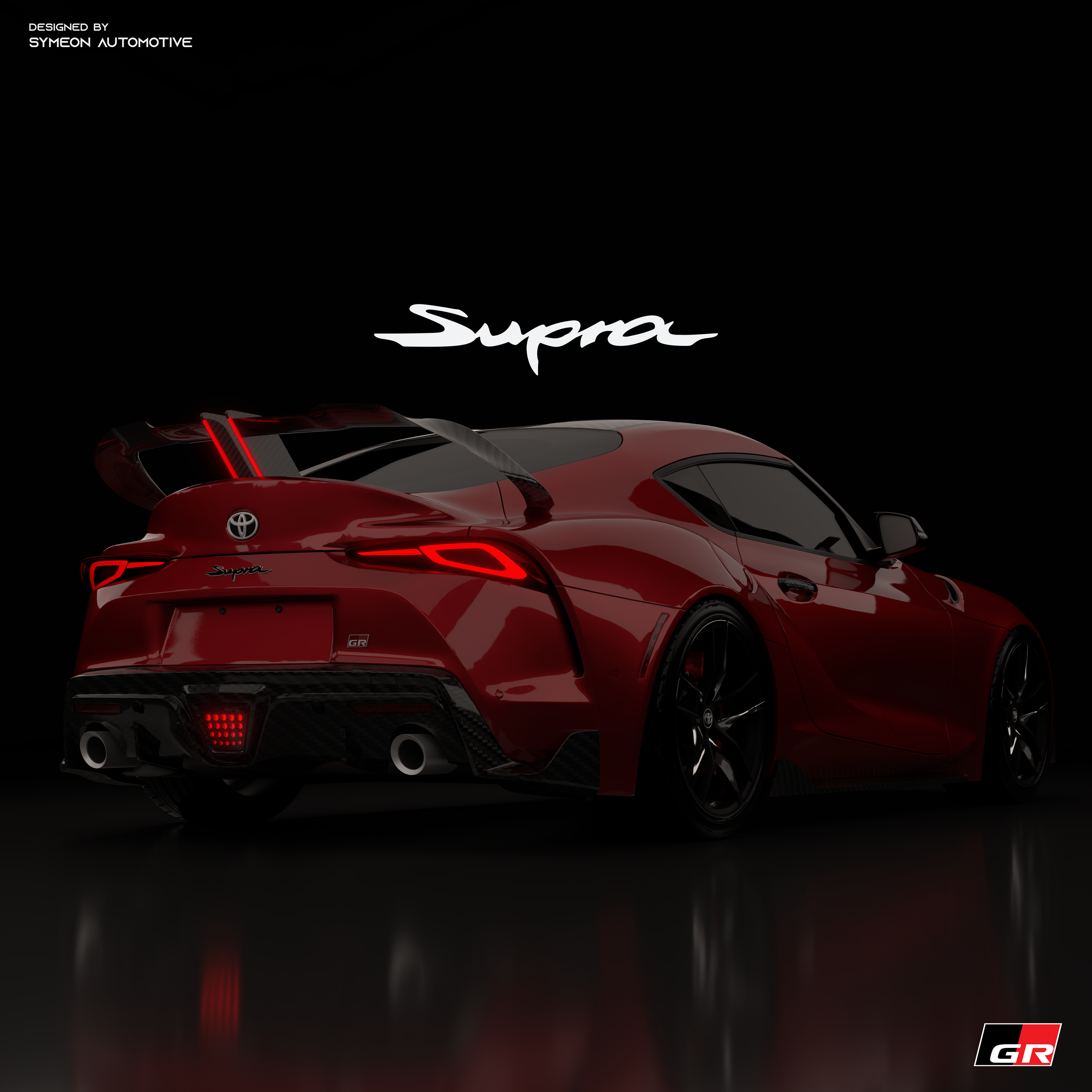 Unveiling the One-of-One Custom Rear Wing for the Toyota Supra MK5