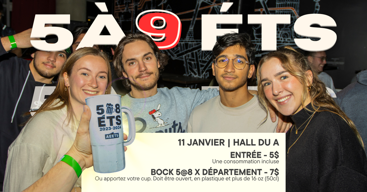 5@9 ÉTS DE LA RENTRÉE - UNE HEURE D'EXTRA | AEETS