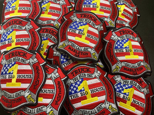 CCFD - Station 1 "THE BIG HOUSE" 4-inch Patch | 1st In Prints