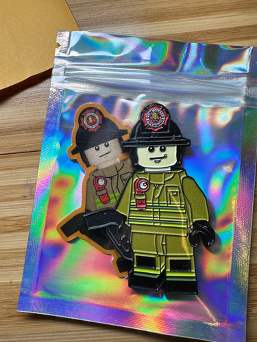 CCFD lego style challenge coin | 1st In Prints