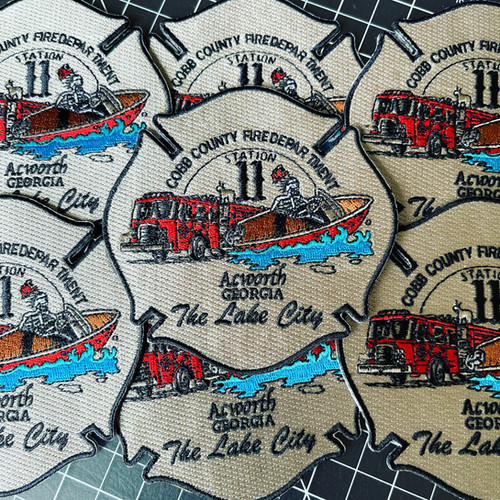CCFD Station 11"The Lake City" 4 inch Embroidered patch | 1st In Prints