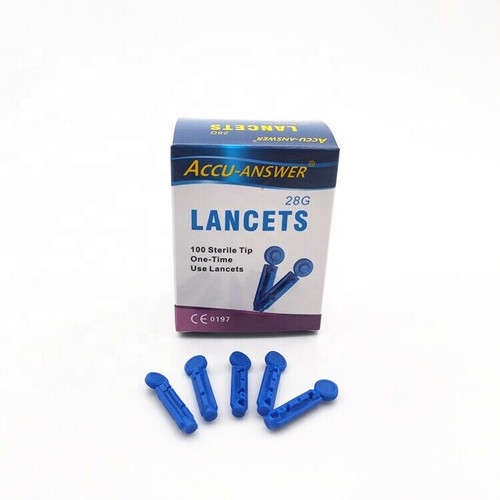 ACCU-ANSWER Lancets for Accu-Answer lancet device - 2 Pack = 200 ...