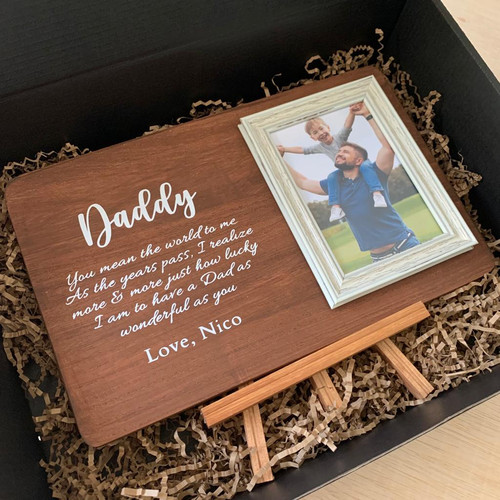 Plaque with Photo Frame - Add any text / Image | Madsanedesigns